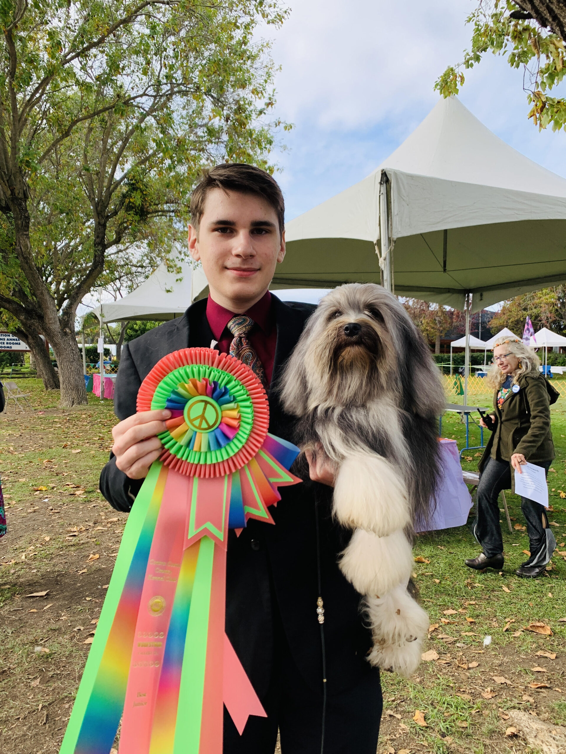 Junior Showmanship - Roman Reign Greater Swiss Mountain Dogs and Lowchens